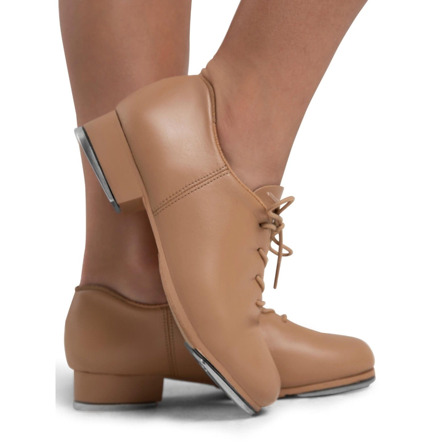 Capezio CG19C Cadence Tap Dance Shoes - Girls Size in Caramel